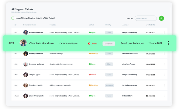 Product and Services Management - Genic CRM