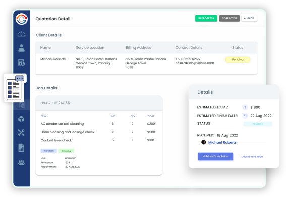 Product and Services Management - Genic CRM